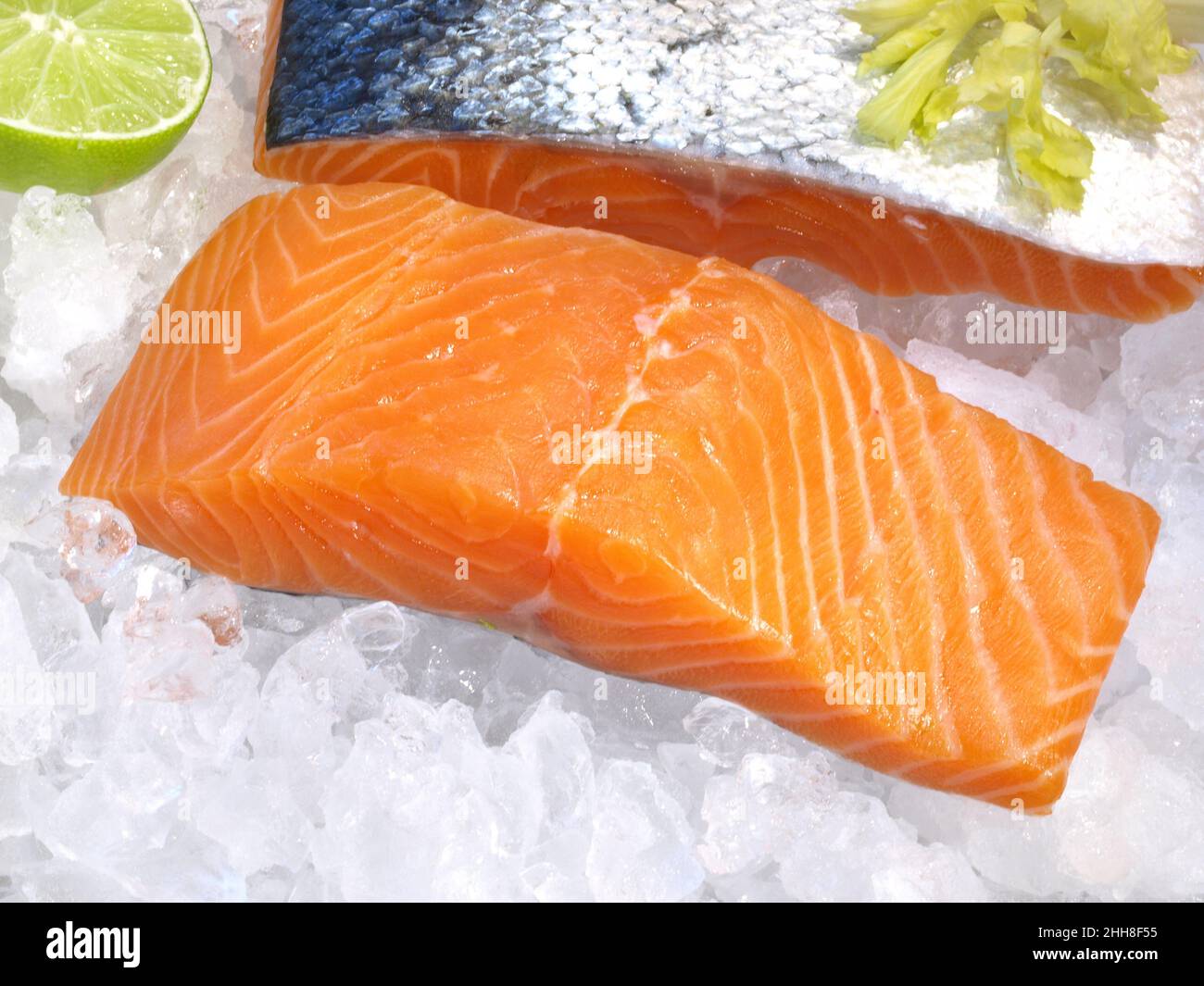 Fish filet cube hi-res stock photography and images - Alamy