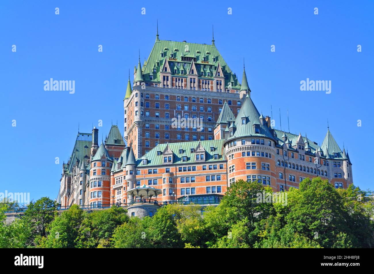 Chateau Frontenac is a historic castle built in 1893 with Chateauesque ...