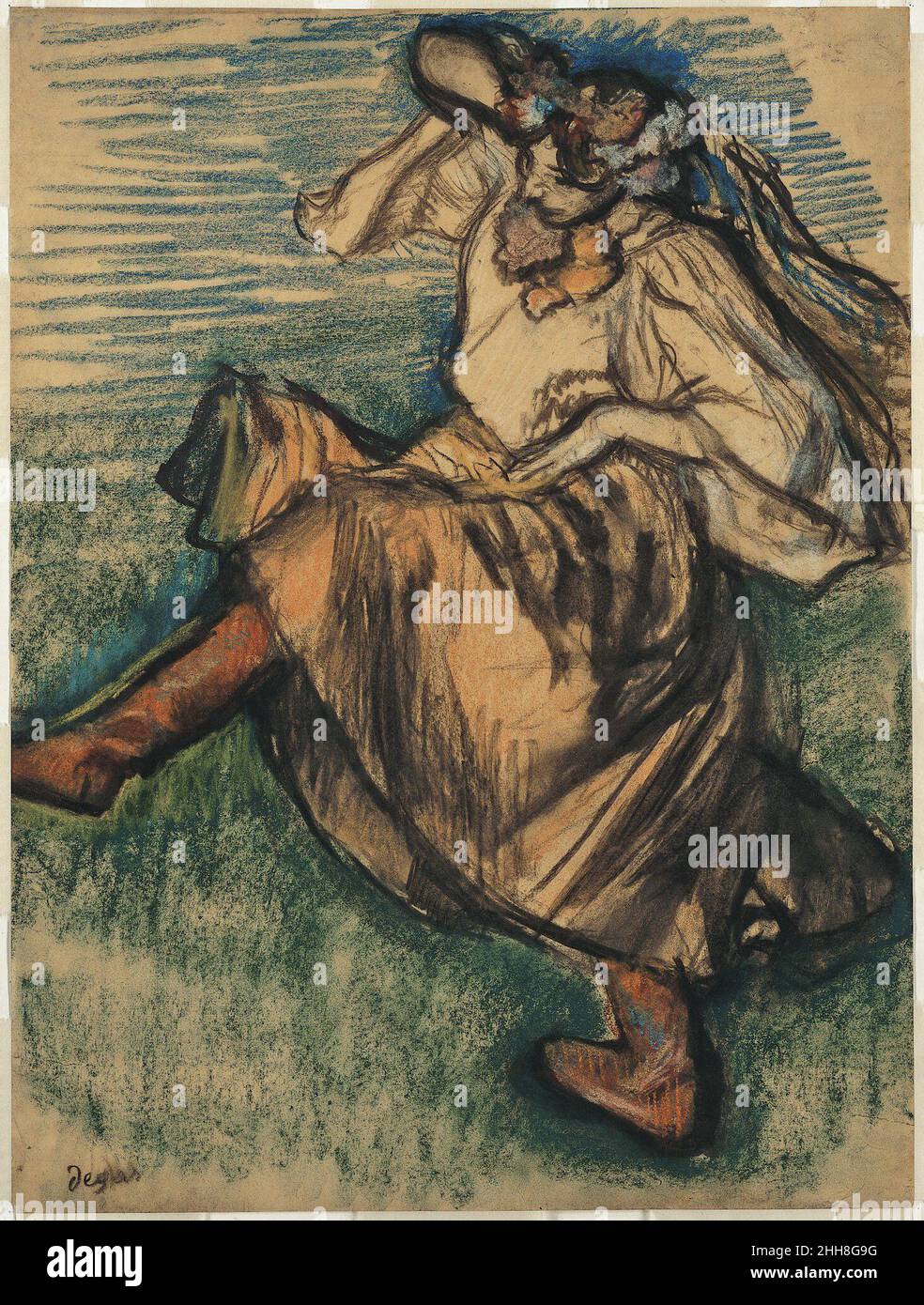 Russian Dancer 1899 Edgar Degas French In 1899 Degas produced a series ...