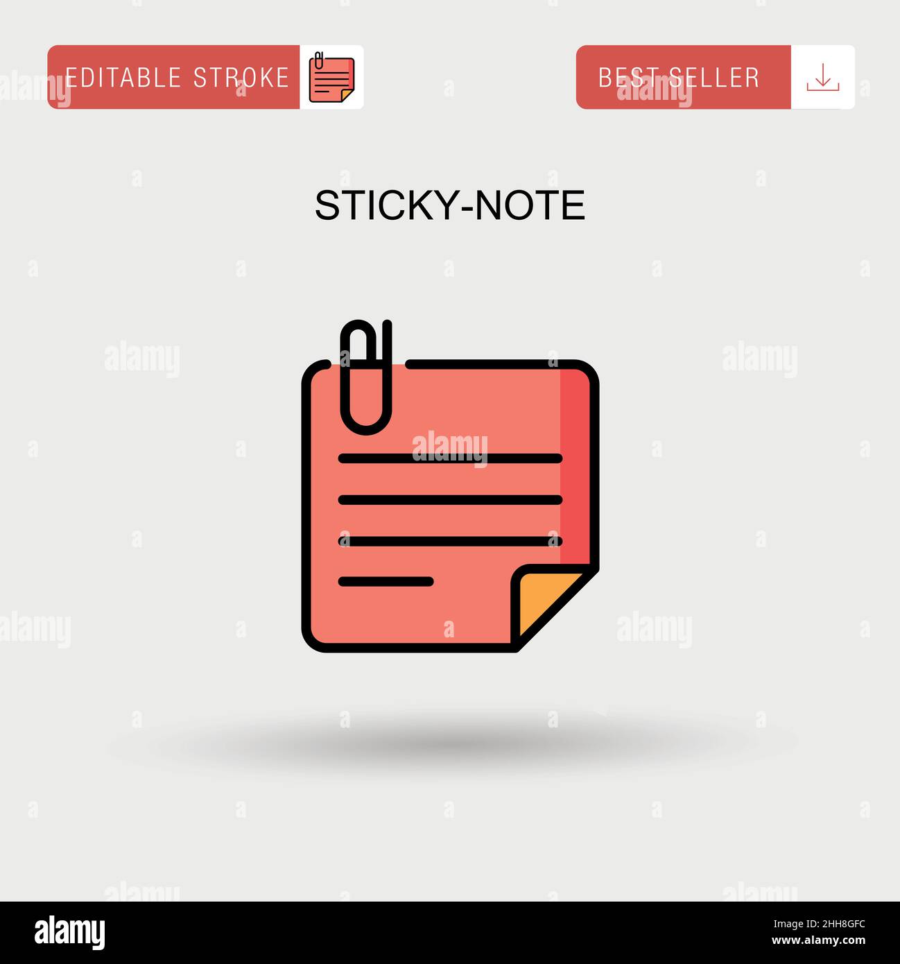 Sticky note Stock Vector Images - Alamy