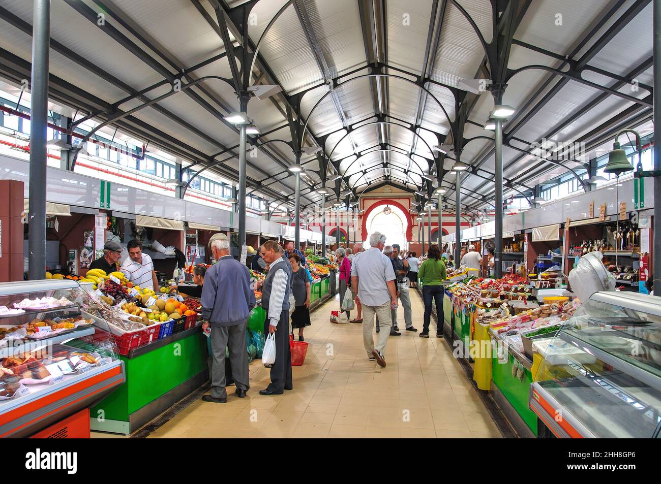 Indoor Fish Market, Loulé Market, Loulé, Algarve Region, Portugal Stock ...