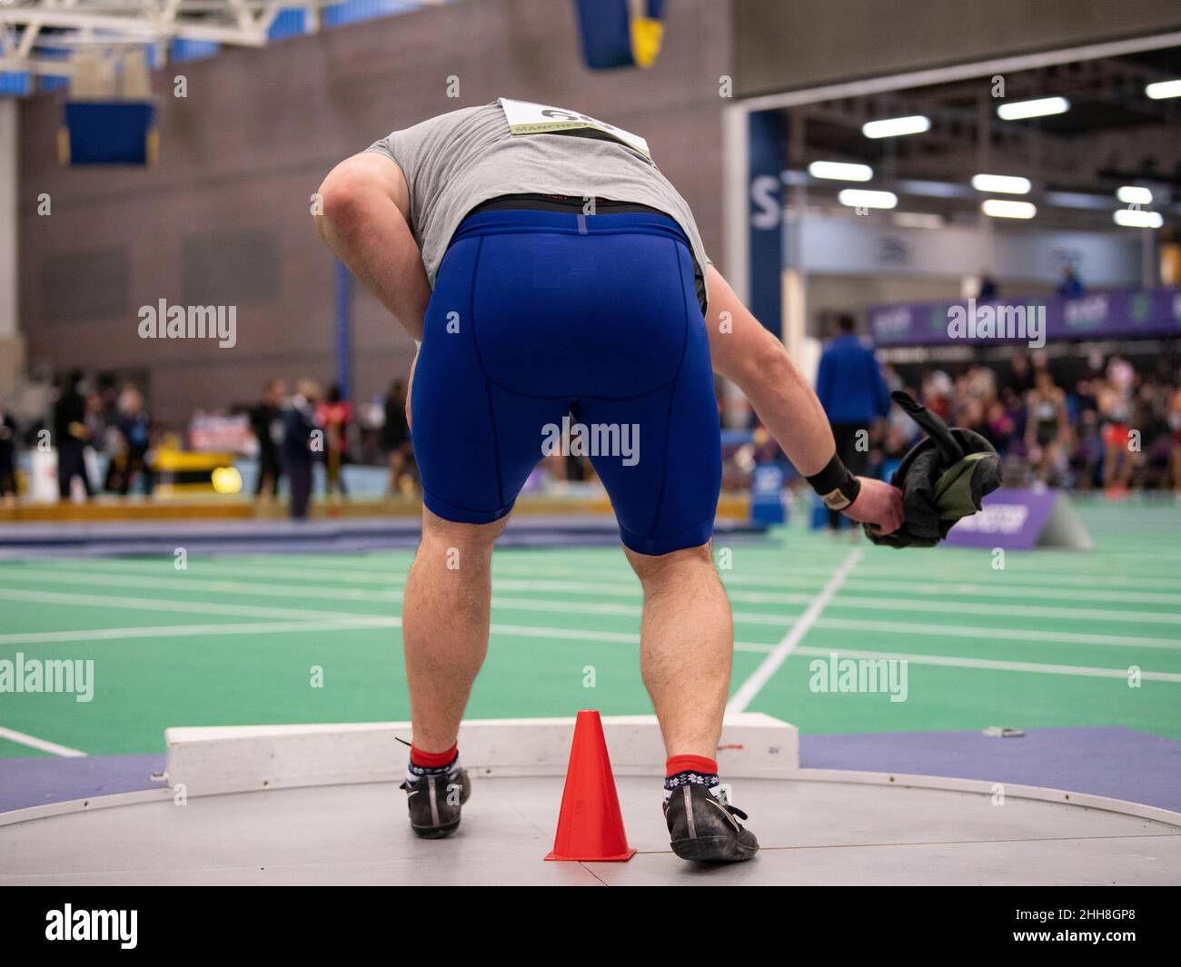 MANCHESTER - ENGLAND 23 JAN 22: Scott Lincoln (GBR) competing in the ...