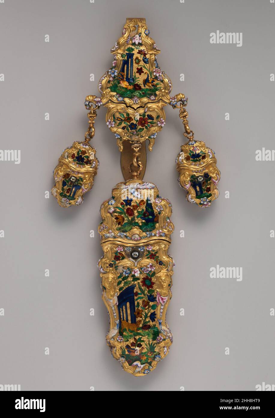 Chatelaine 18th century British Chatelaines, which hung from the waist ...