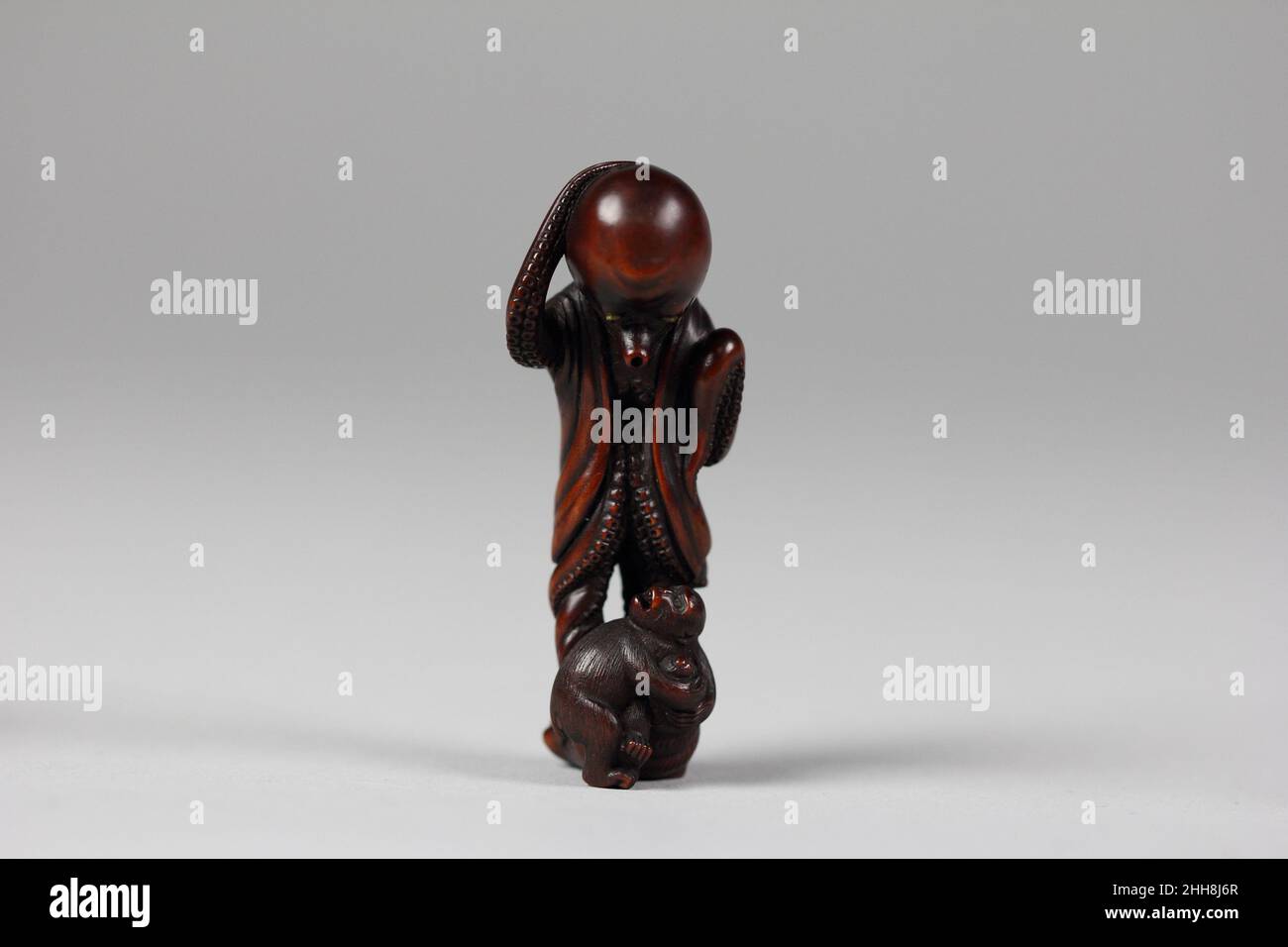 Netsuke of Octopus and Monkey 19th century Japan. Netsuke of Octopus ...