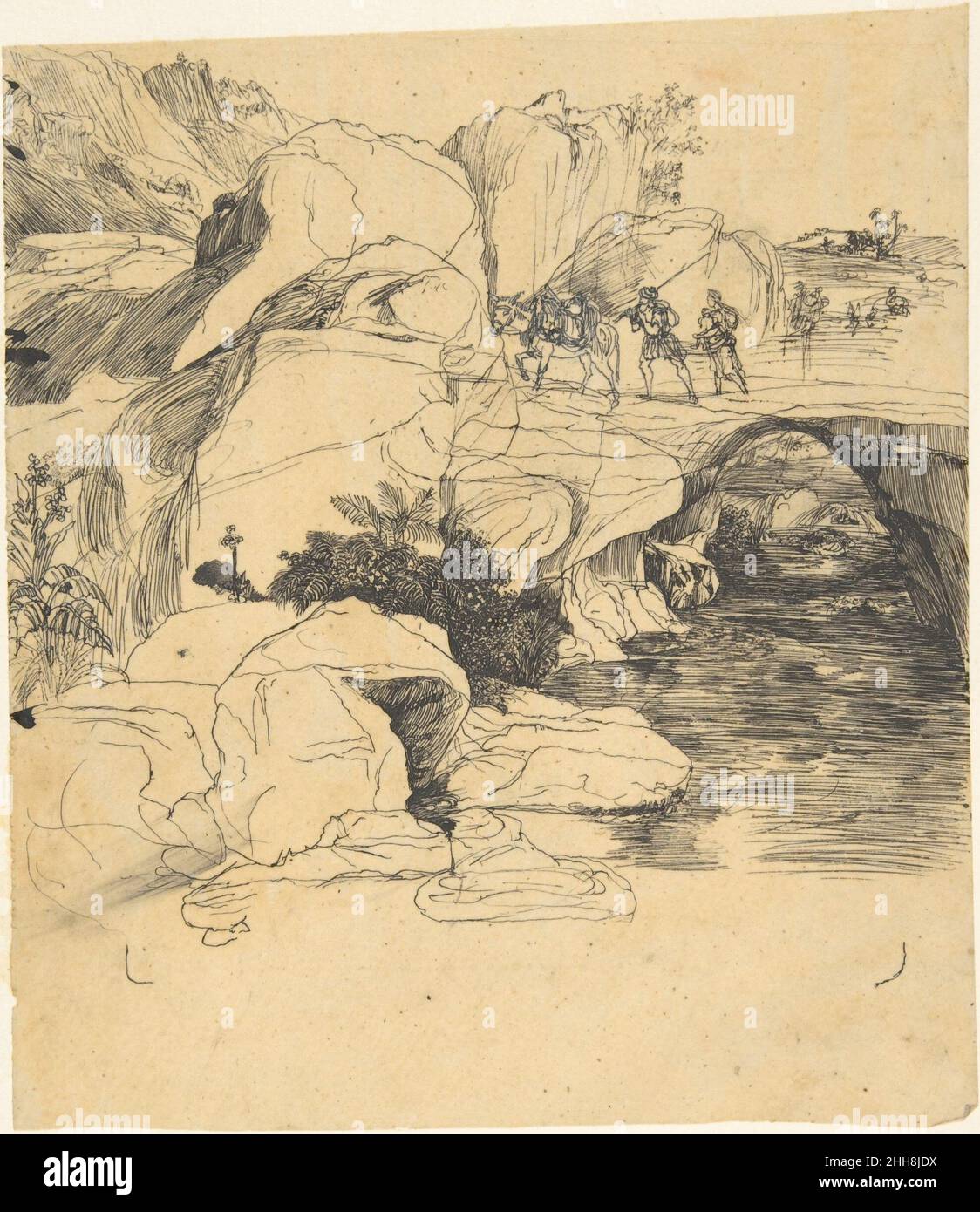 The Mountain Stream Rodolphe Bresdin French. The Mountain Stream 343476 ...