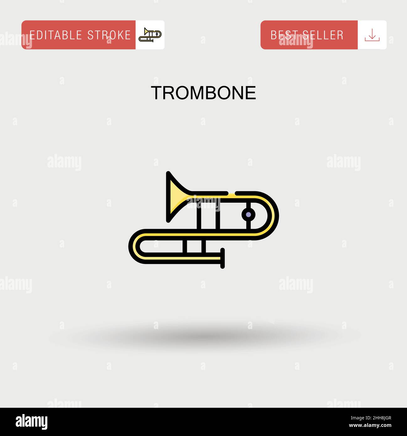 Tenor slide trombone hi-res stock photography and images - Alamy