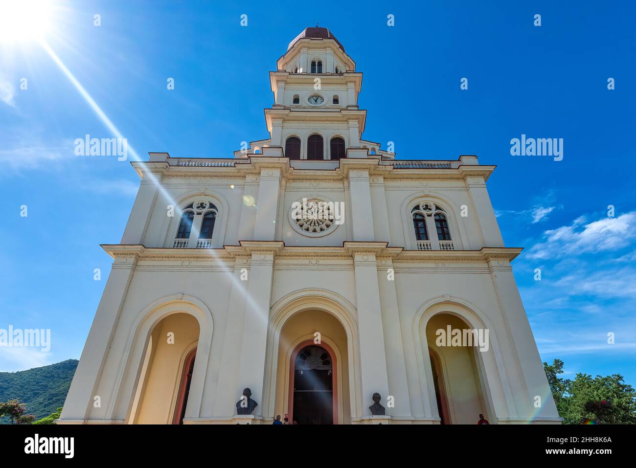 Exterior architecture of catholic church Our Lady of Charity of El ...