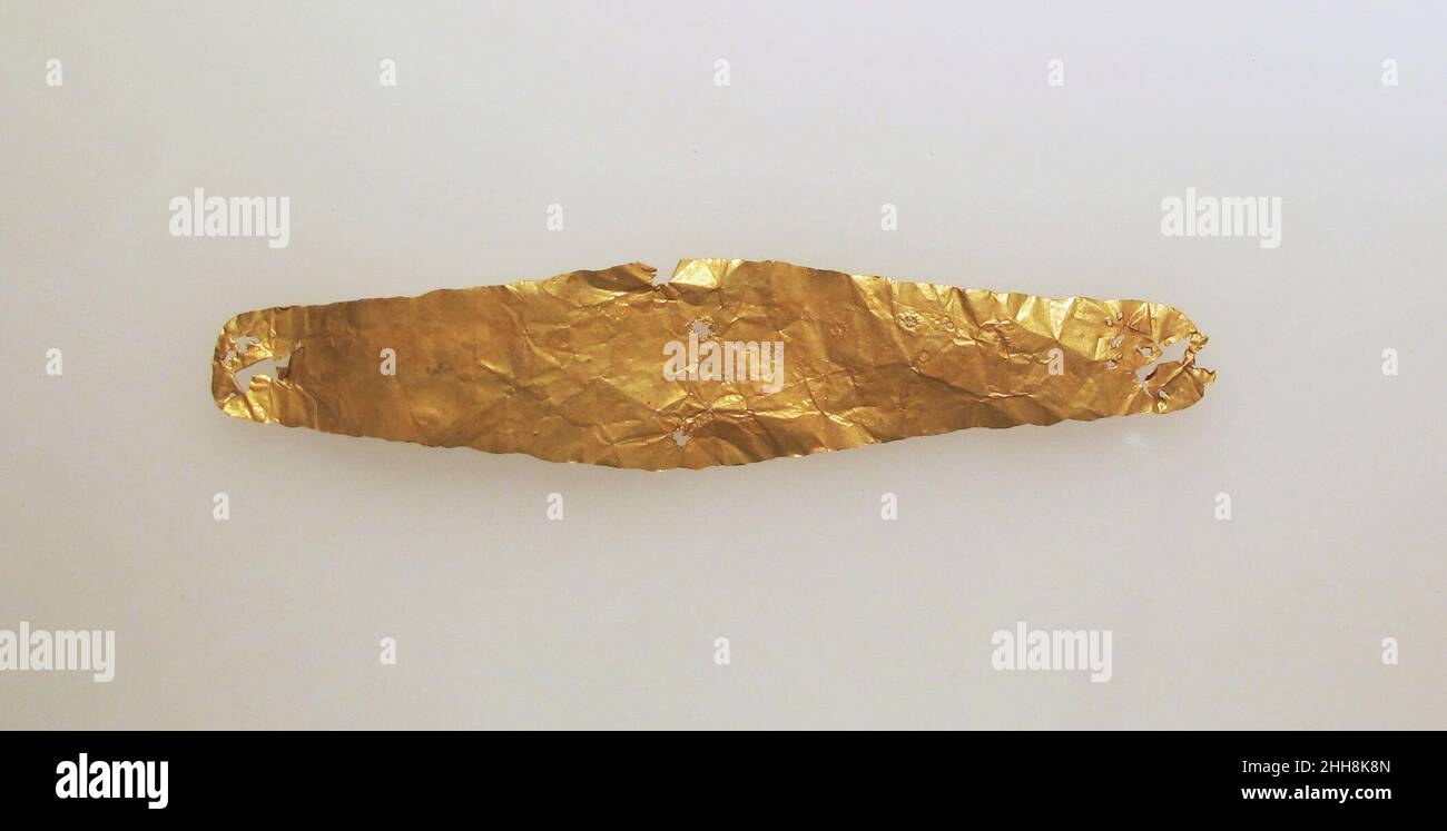 Frontlet of gold leaf. Frontlet of gold leaf 242978 Stock Photo - Alamy