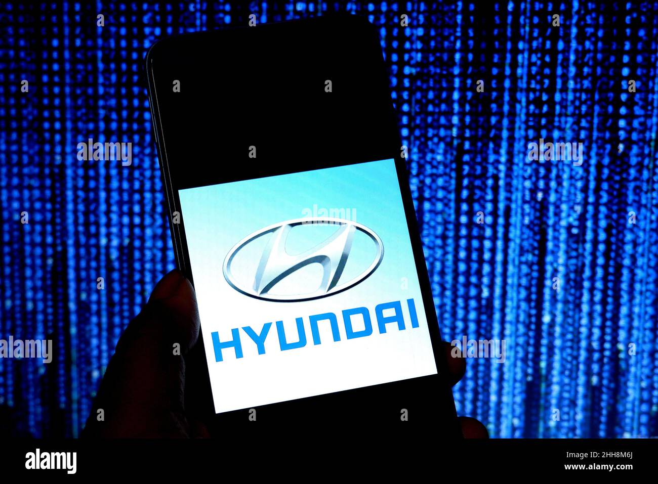 Das hyundai logo hi-res stock photography and images - Alamy