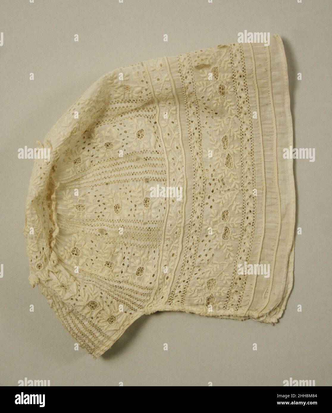 Cap 19th century British. Cap. British. 19th century. linen Stock Photo ...