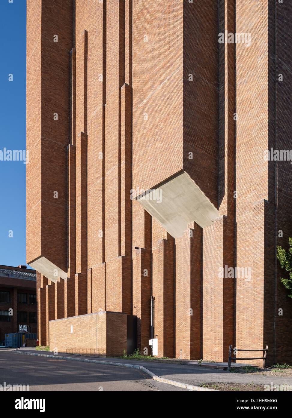 Bradfield Hall at Cornell University designed by Ulrich Franzen Stock ...