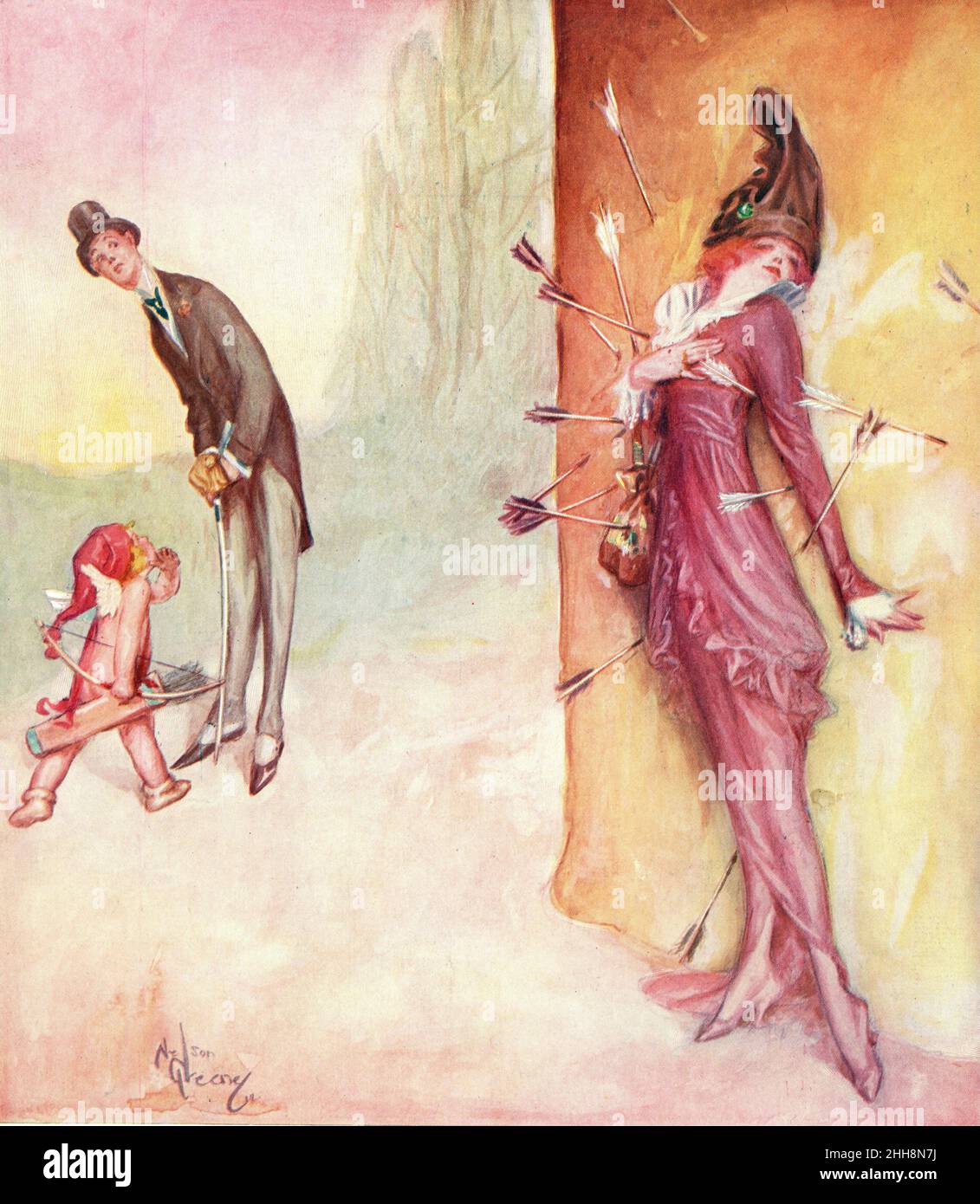 Nelson Greene artwork - The Narrowing Target Stock Photo - Alamy