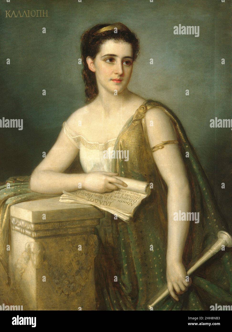 Calliope 1869 Joseph Fagnani. Calliope 10859 Stock Photo - Alamy