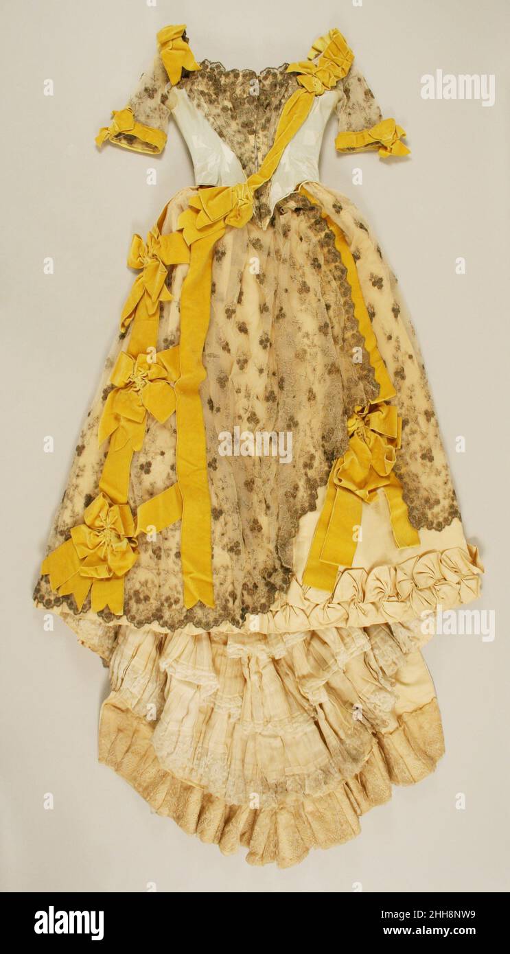 Ball gown 1891–93 Emile Pingat French. Ball gown. French. 1891–93. silk ...