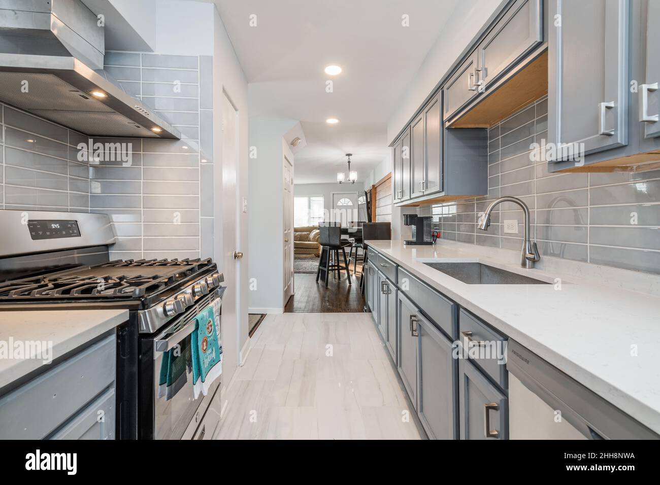 Residential Interior - Kitchen Stock Photo - Alamy