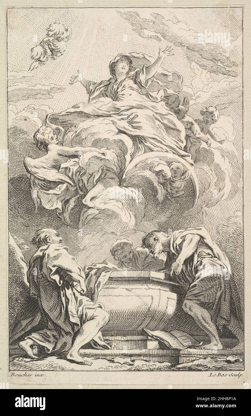 L'Assomption Jacques Philippe Le Bas French. L'Assomption 394672 Stock ...