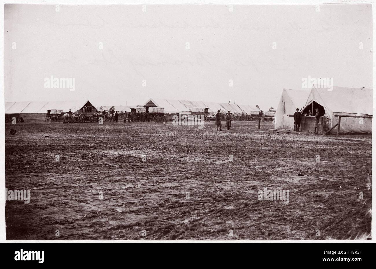 Quartermaster and Ambulance Camp, 6th Corps, Brandy Station, Virginia ...