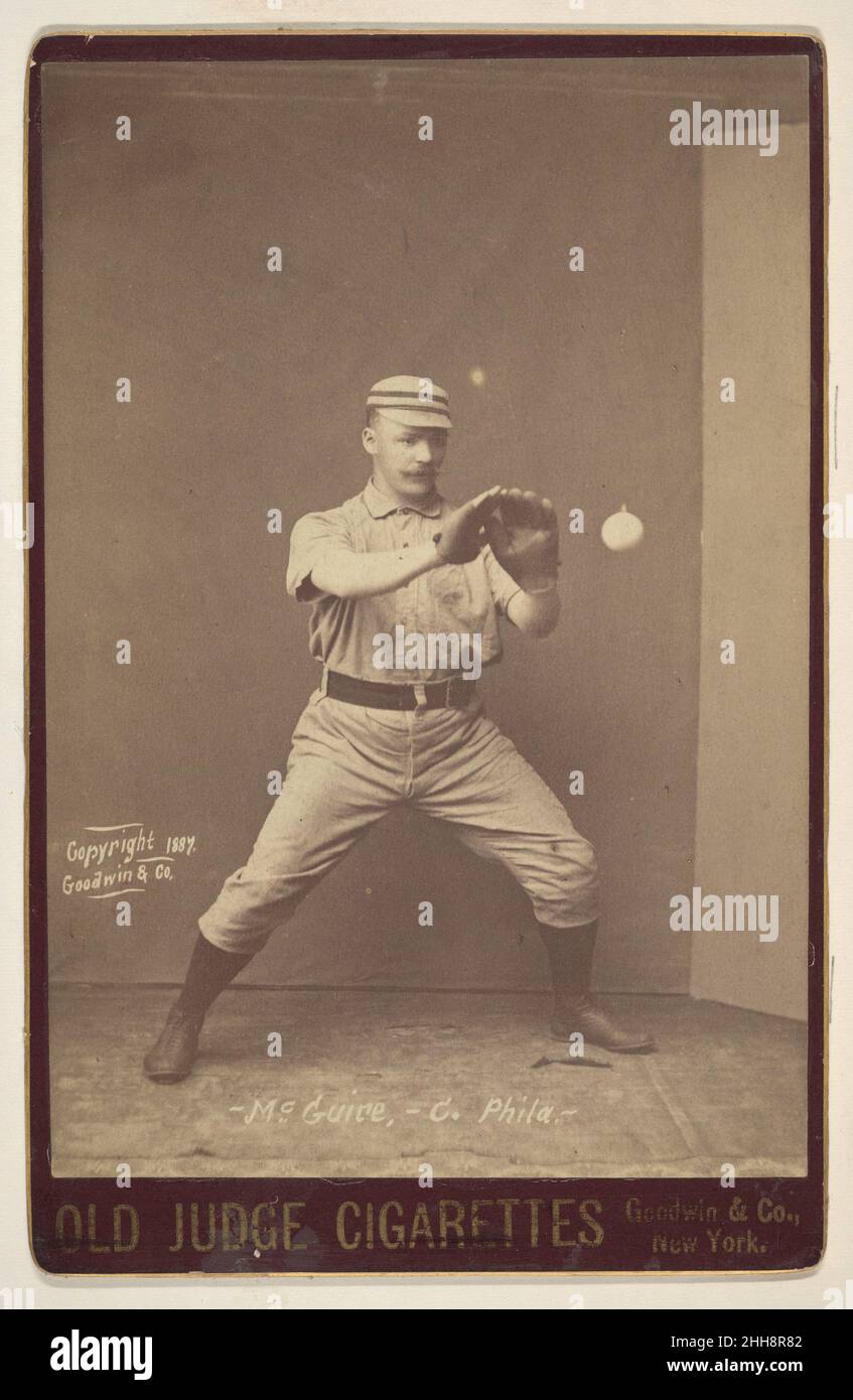 McGuire, Catcher, Philadelphia, from the series Old Judge Cigarettes ...