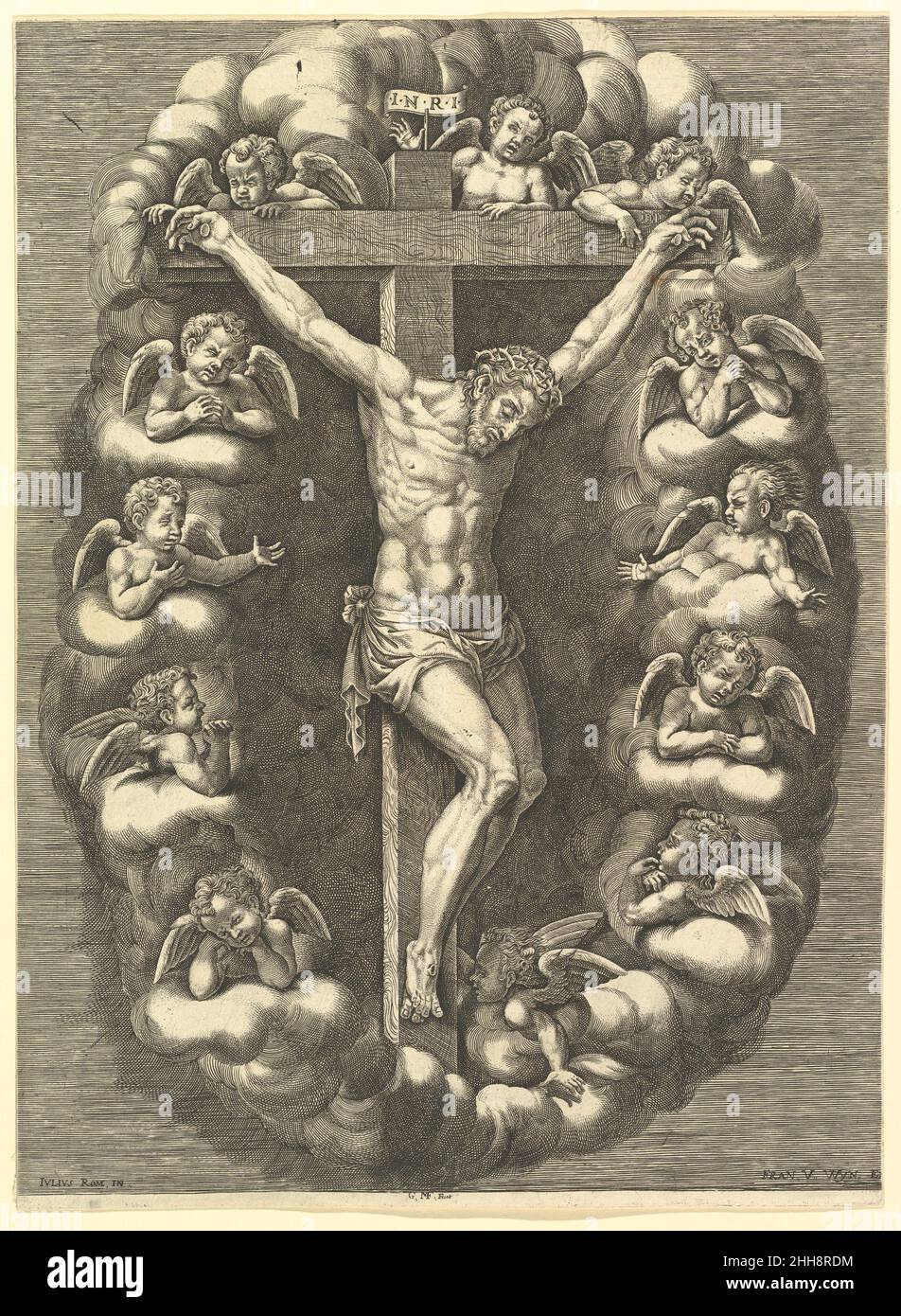 Christ crucified surrounded hi-res stock photography and images - Alamy