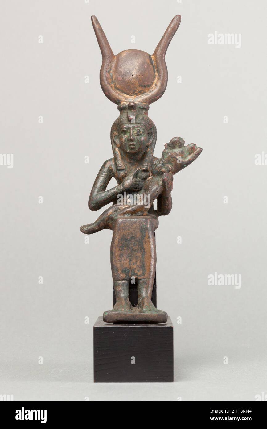 Isis and Horus 664–30 B.C. Late Period–Ptolemaic Period Isis’ name is ...
