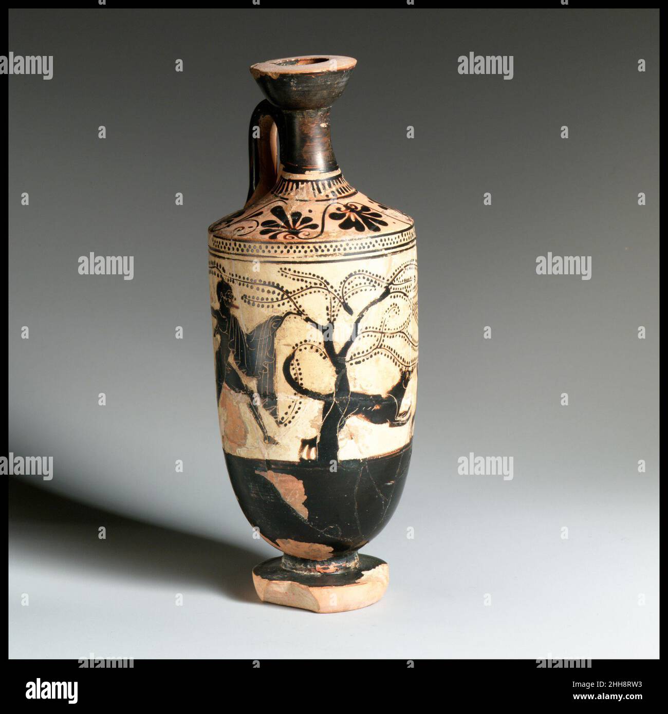 Lekythos ca. 480 B.C. Attributed to the Athena Painter Hare hunt ...