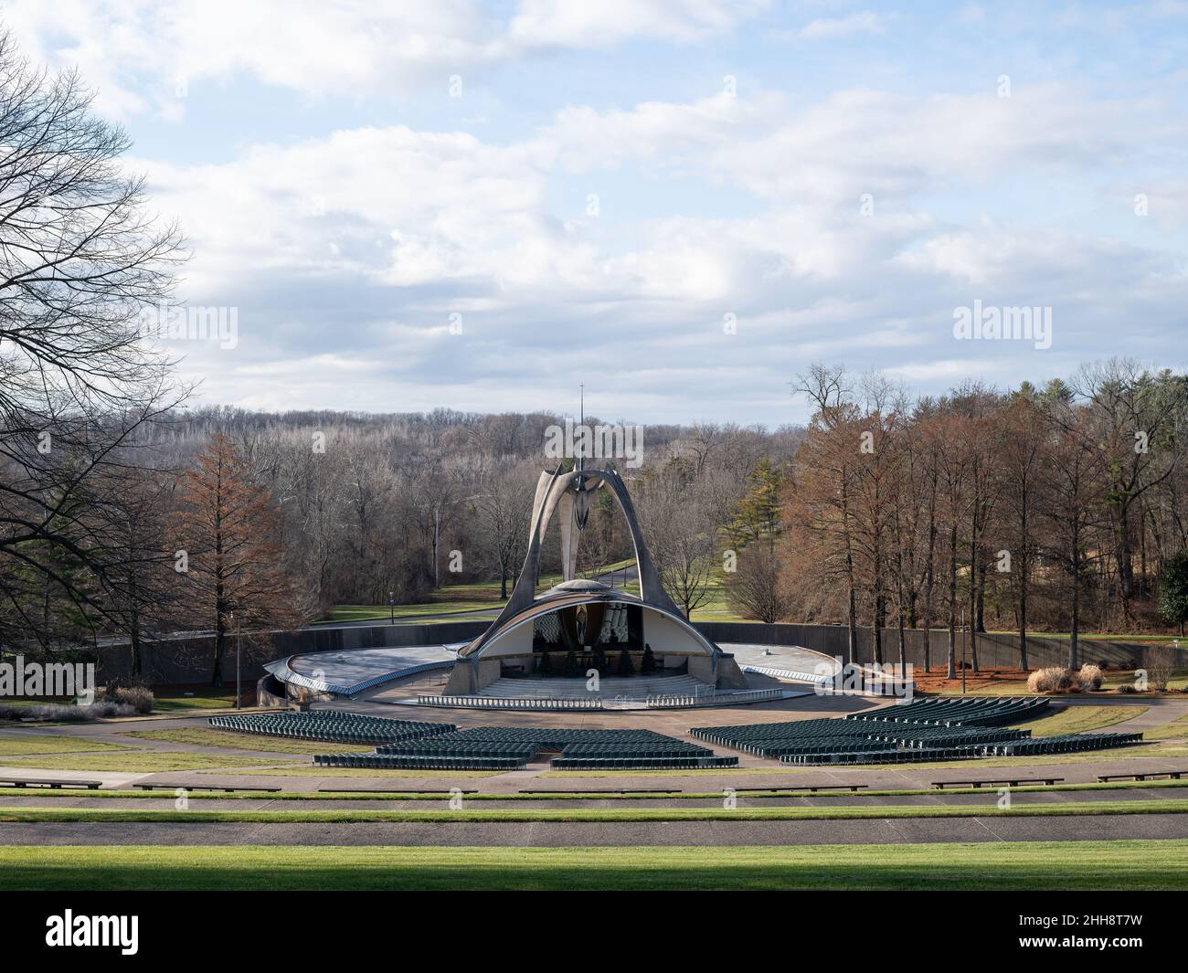 National Shrine of Our Lady of the Snows designed by Emmet Layton Stock ...