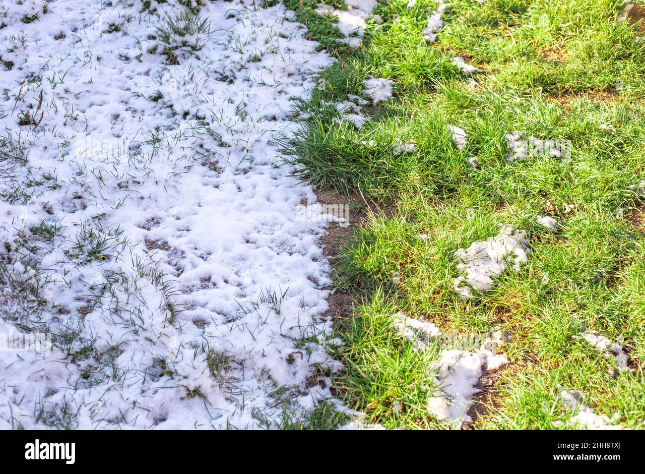 Half summer half winter hi-res stock photography and images - Alamy