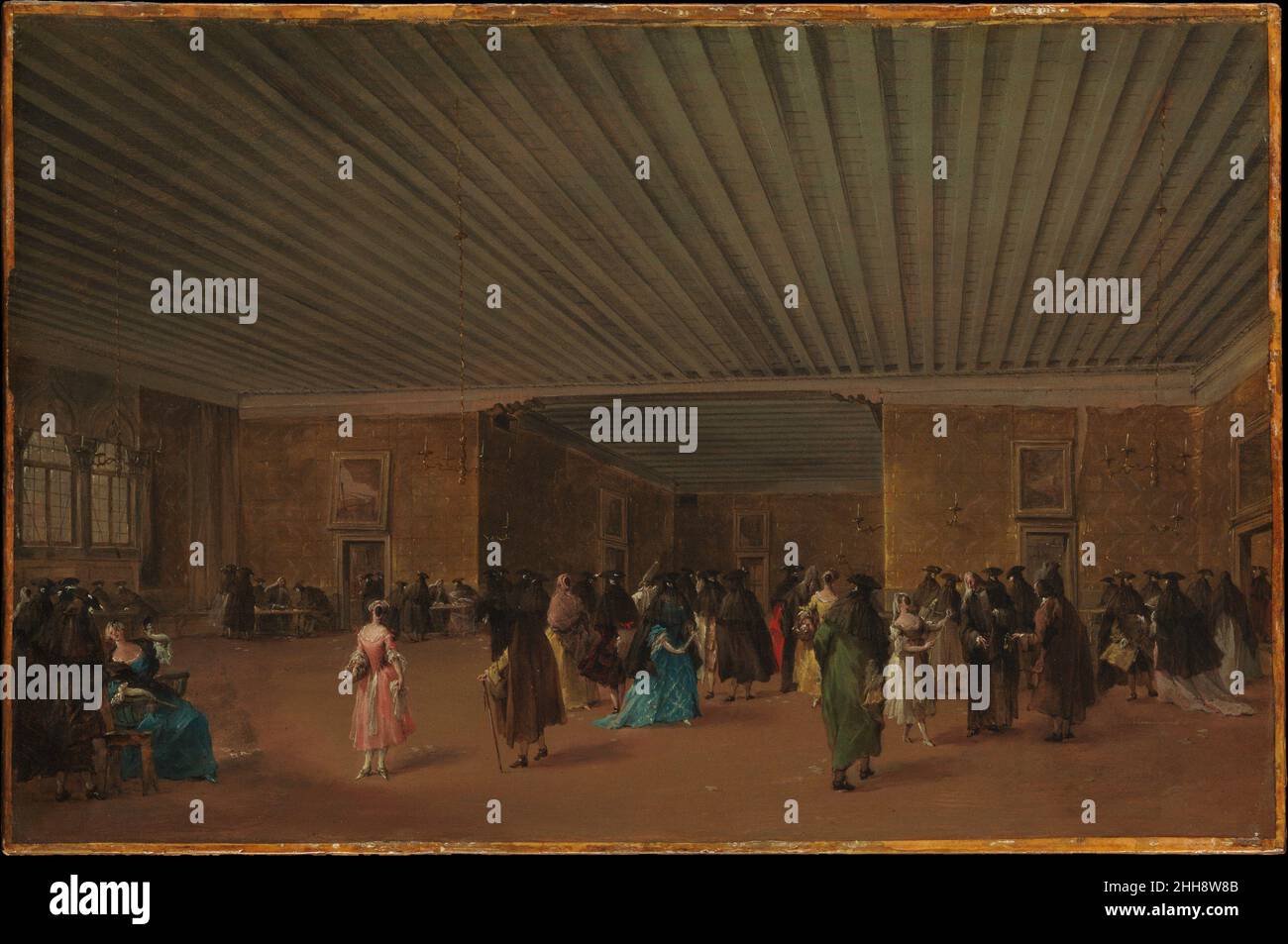 The Ridotto Pubblico at Palazzo Dandolo ca. 1765–68 Francesco Guardi ...