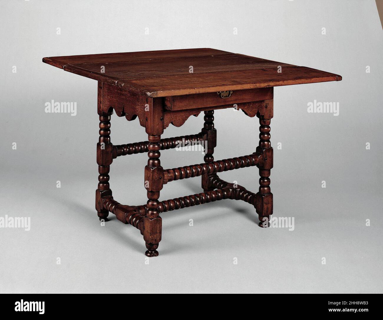 Joined table with drawer 1680–1710 American Rectangular tables such as ...