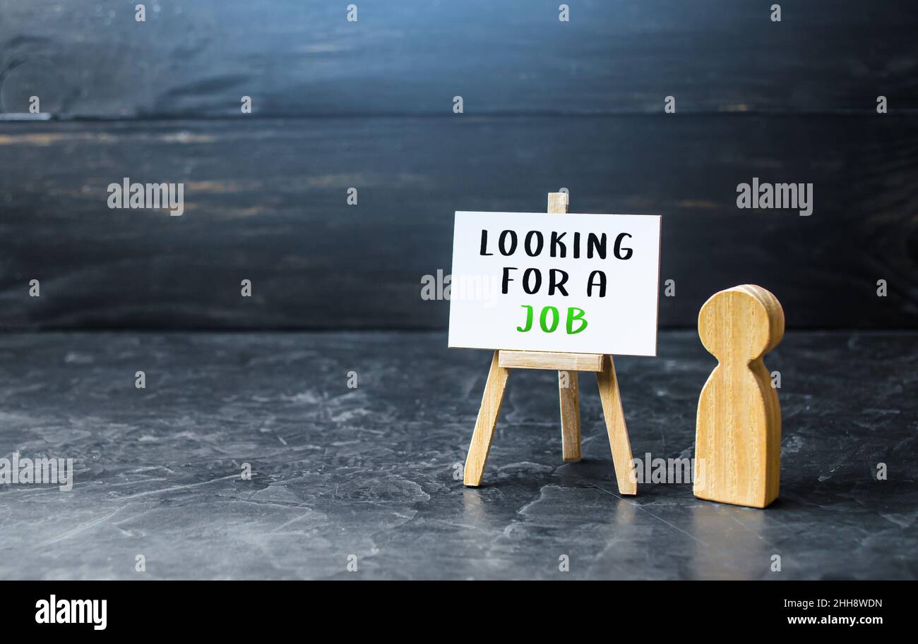 Searching for a job. Recruitment agency services. Change of workplace ...