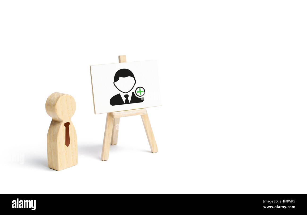 Human resources hr management Cut Out Stock Images & Pictures - Alamy