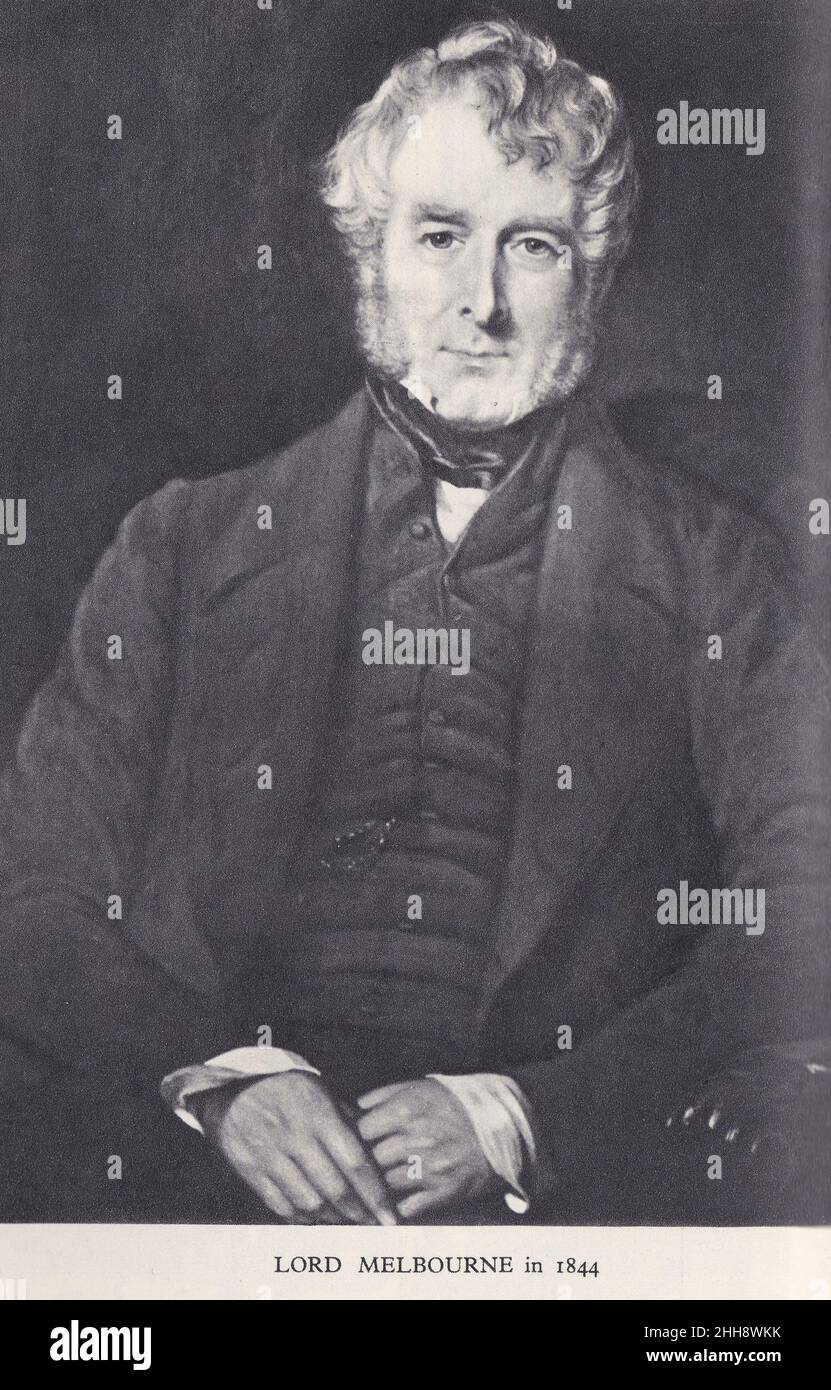 Vintage book Melbourne by Lord David Cecil - Lord Melbourne in 1844 ...