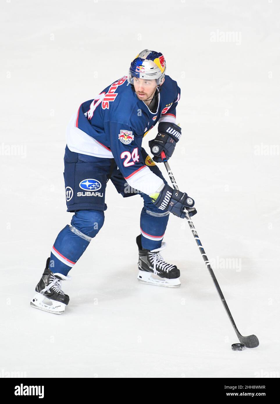Munich, Germany. 23rd Jan, 2022. Ice hockey: DEL, EHC Red Bull Munich ...