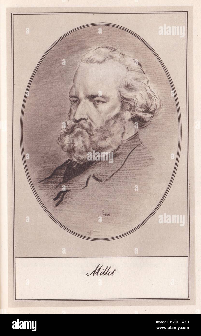 Jean francois millet portrait hi-res stock photography and images - Alamy