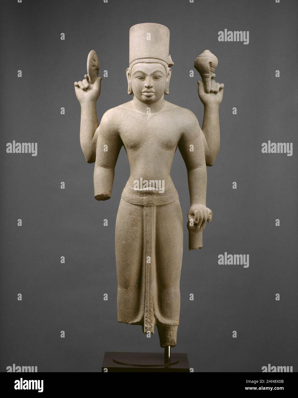 Standing Four-Armed Vishnu second half of the 7th century Vietnam ...