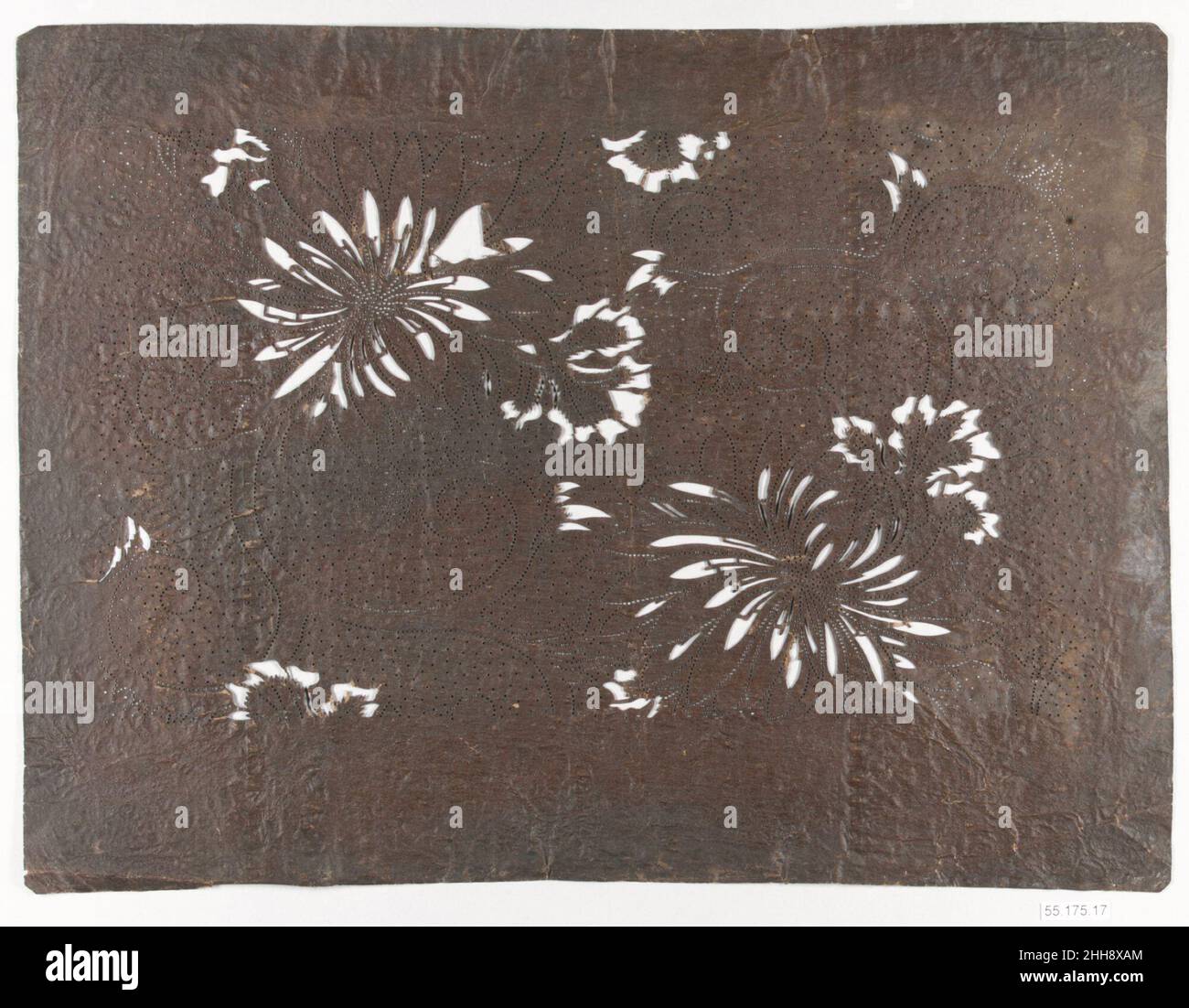 Stencil 19th century Japan. Stencil. Japan. 19th century. Paper ...