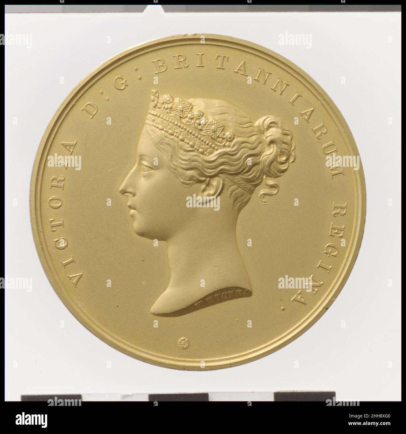 Queen Victoria (1819–1901), with poet on reverse 1840 Medalist: William ...