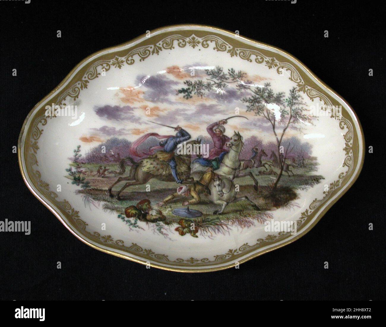 Oval tray (part of a service) 1743–59 Capodimonte Porcelain Manufactory ...