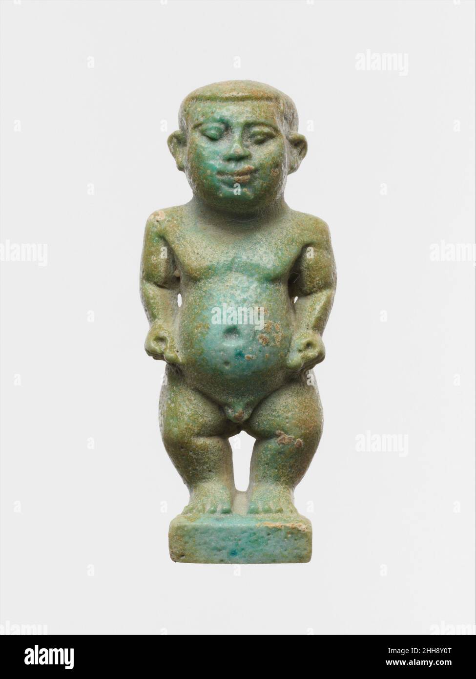 Faience amulet in the form of the dwarf god Pataikos 304–30 B.C ...