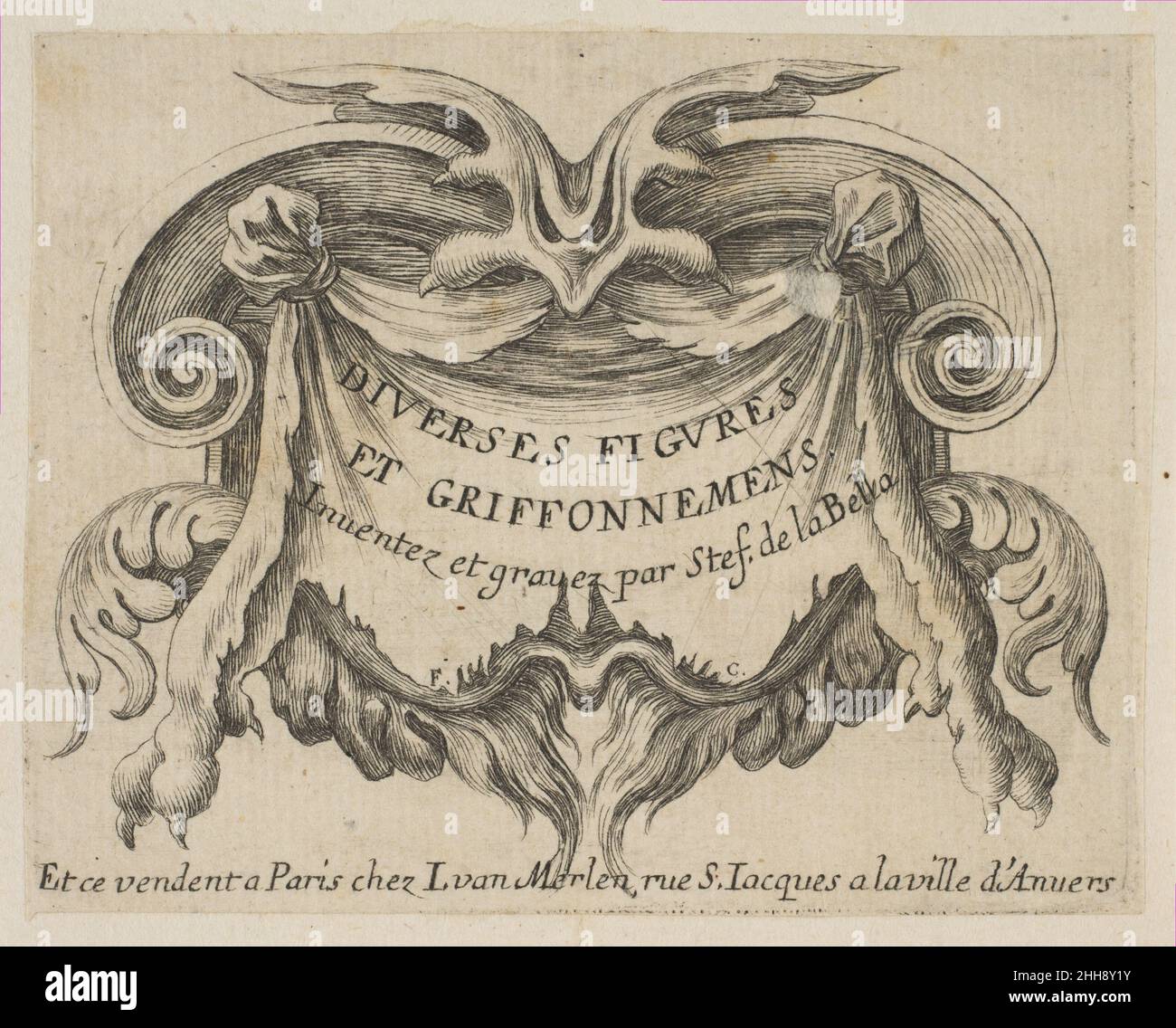 Title page, from 'Various figures and doodles' (Diverses figures et ...