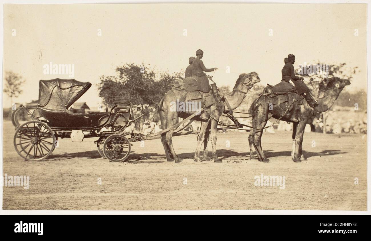 [ A Travelling Camel Carriage from Lahore to Peshawar, Governor General ...