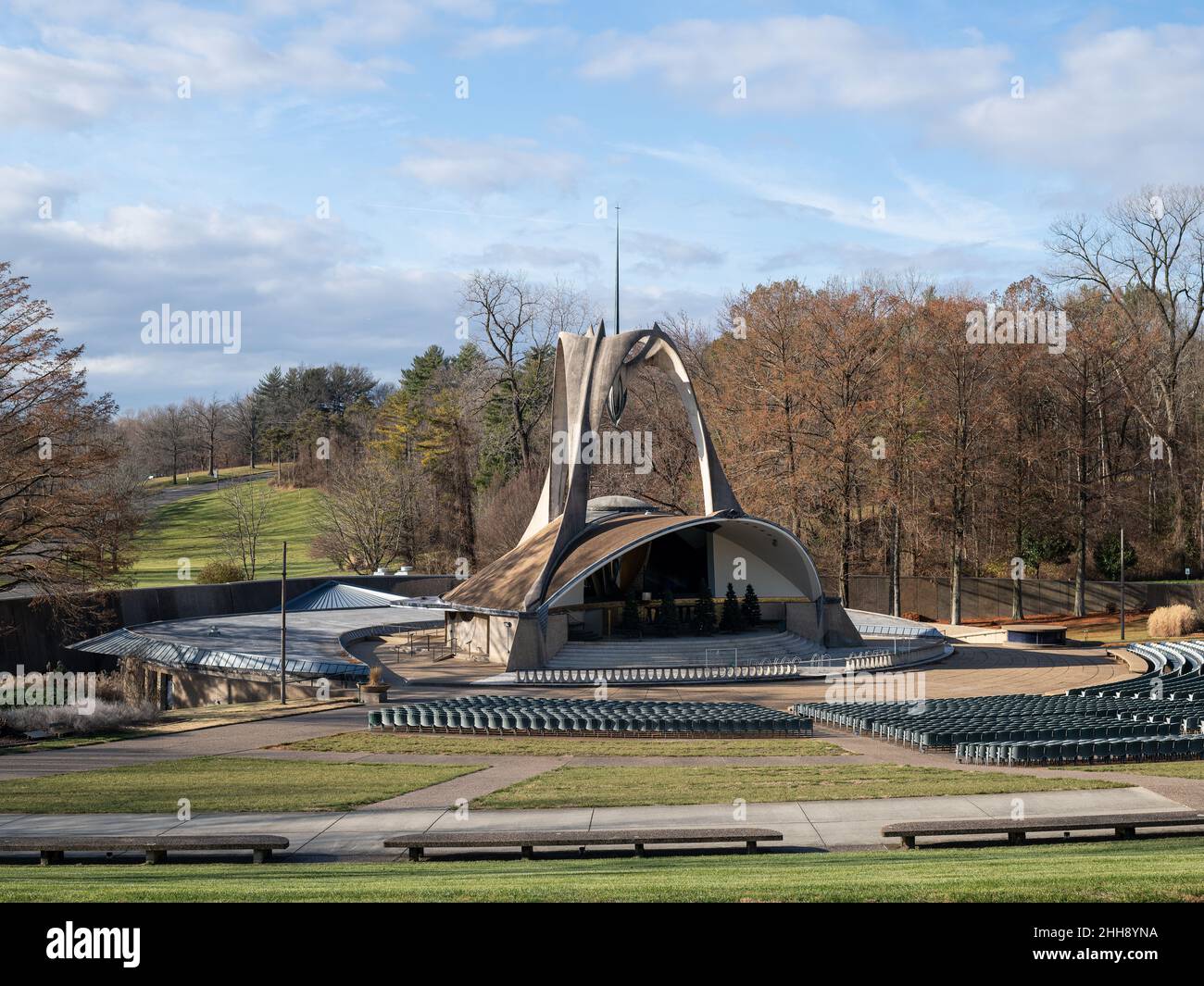 National Shrine of Our Lady of the Snows designed by Emmet Layton Stock ...