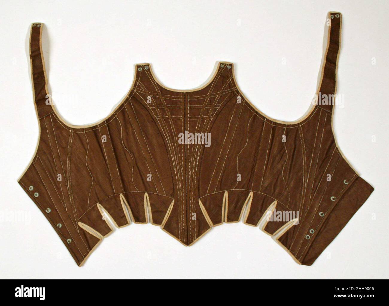 Corset 1780s–90s European. Corset. European. 1780s–90s. cotton, wood ...