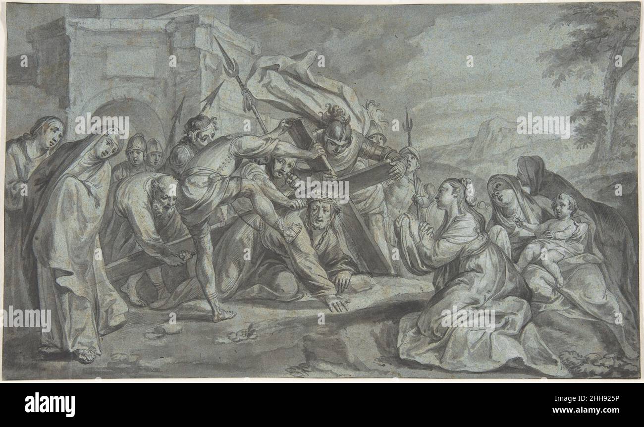 Christ Carrying the Cross 1720–61 Johann Wolfgang Baumgartner German ...