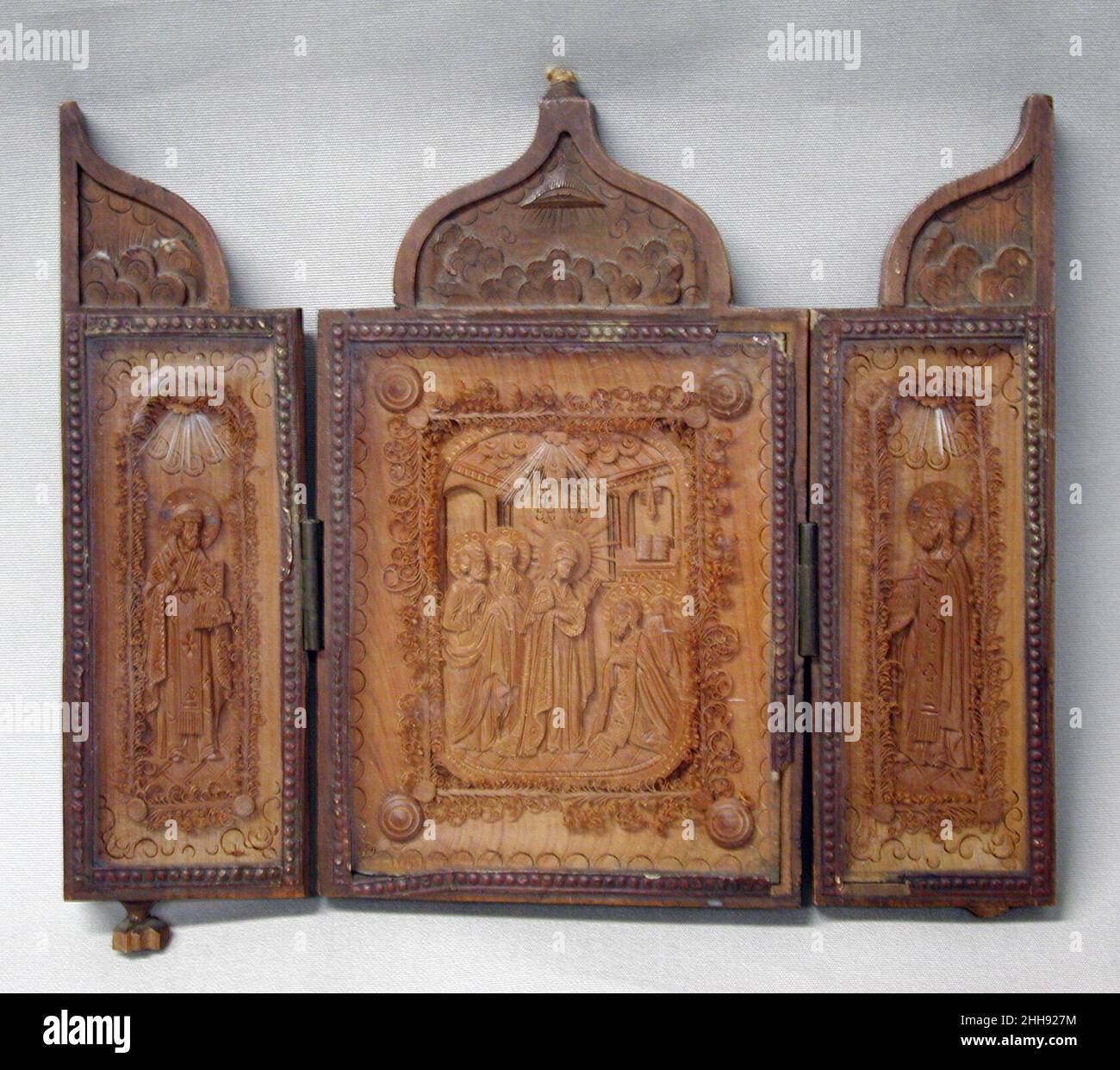 Triptych ca. 1700–1725 Russian. Triptych 211500 Stock Photo - Alamy