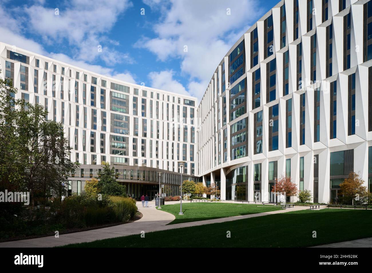 South Campus Residential Commons designed by Studio Gang Stock Photo ...