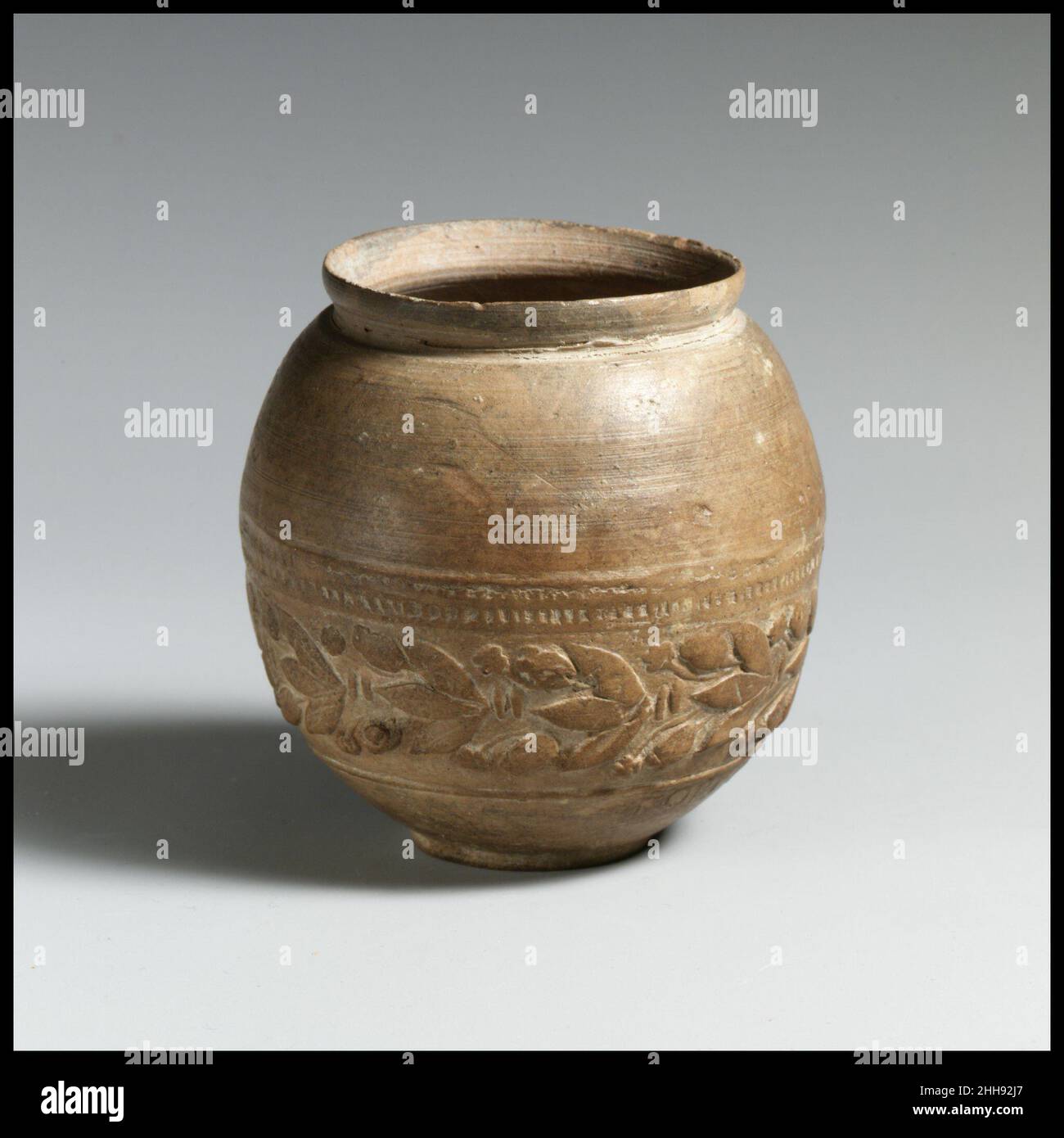 Terracotta beaker ca. 1st–2nd century A.D. Roman As well as the floral ...