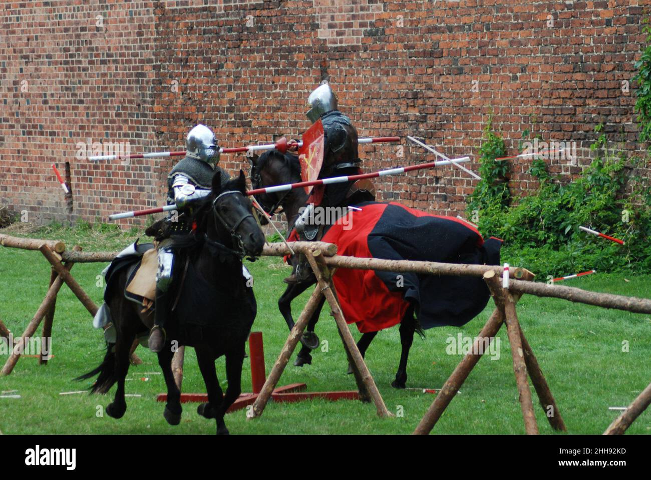 Medieval knights jousting during a renaissance fair Stock Photo - Alamy