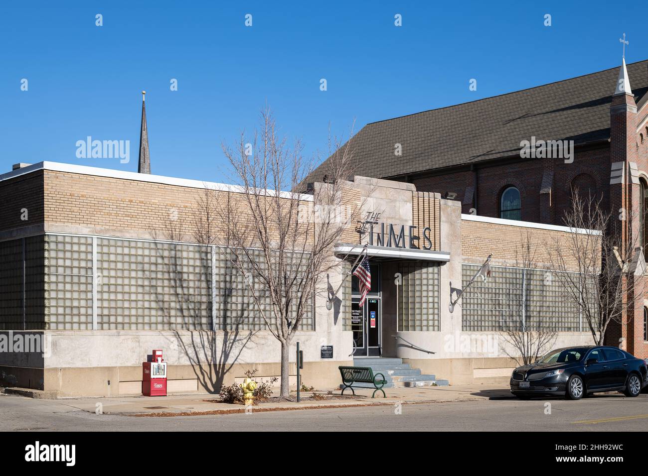 Buildings in downtown Ottawa Illinois Stock Photo - Alamy