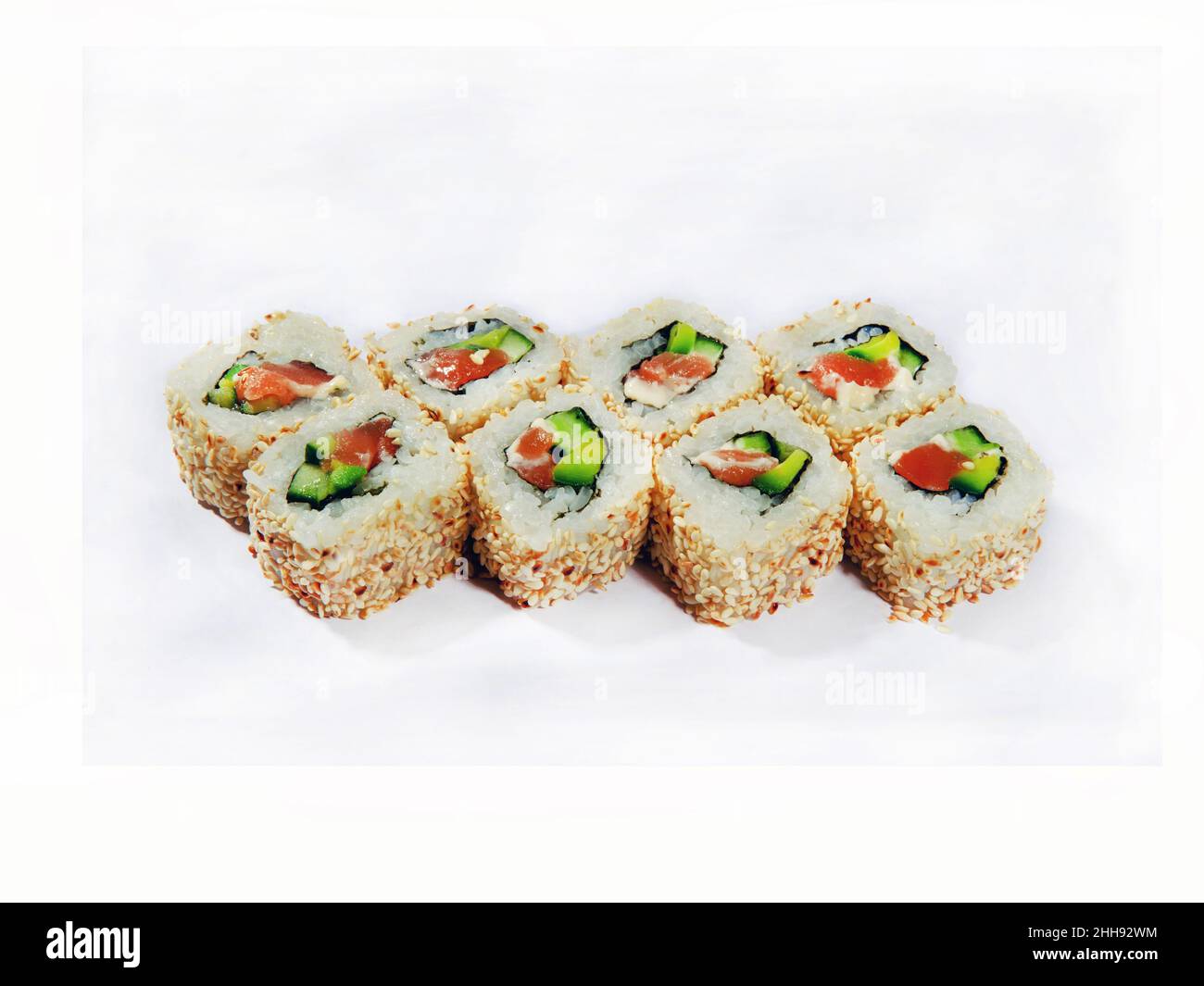 Sushi is a traditional Japanese dish of prepared vinegared rice usually ...
